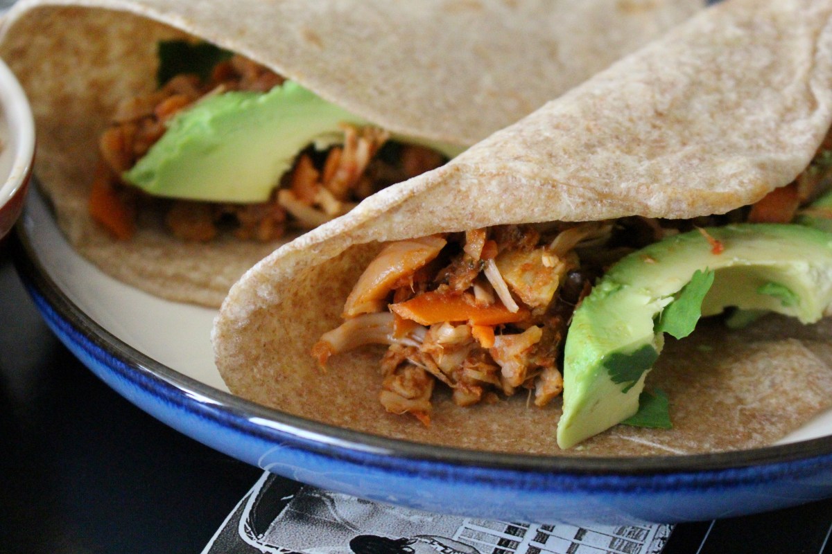 Jackass-Inspired Jackfruit Barbacoa Tacos – Salad Grinds and Bean Plants